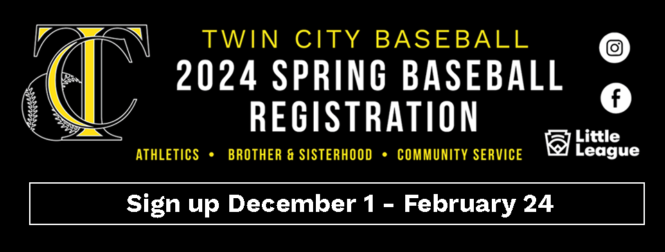 Twin City Baseball Little League > Home