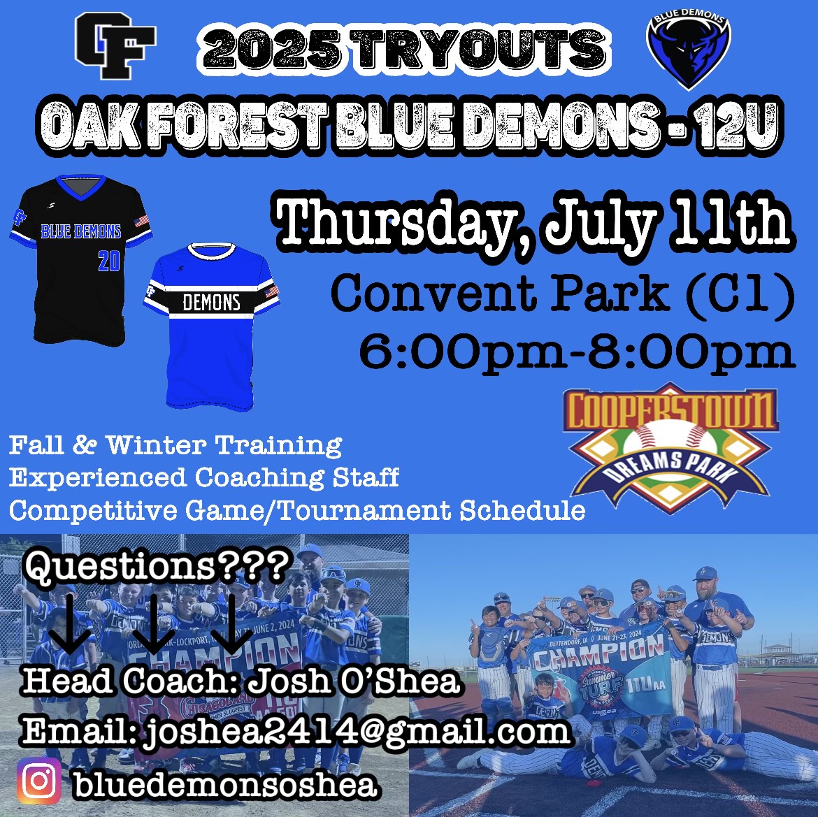 Oak Forest Baseball Association > Home