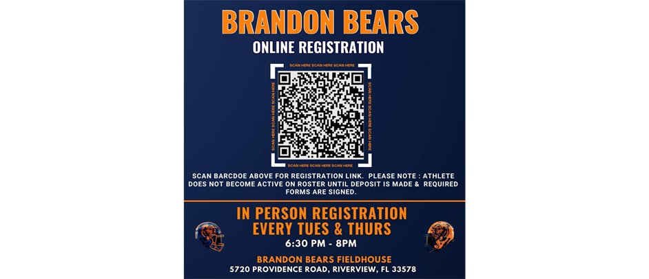 Brandon Bears Youth football and cheer > Home